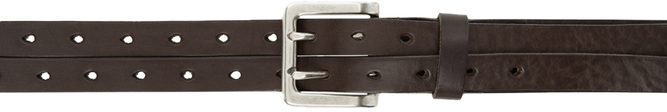 Brown Split Belt by OUR LEGACY on Sale