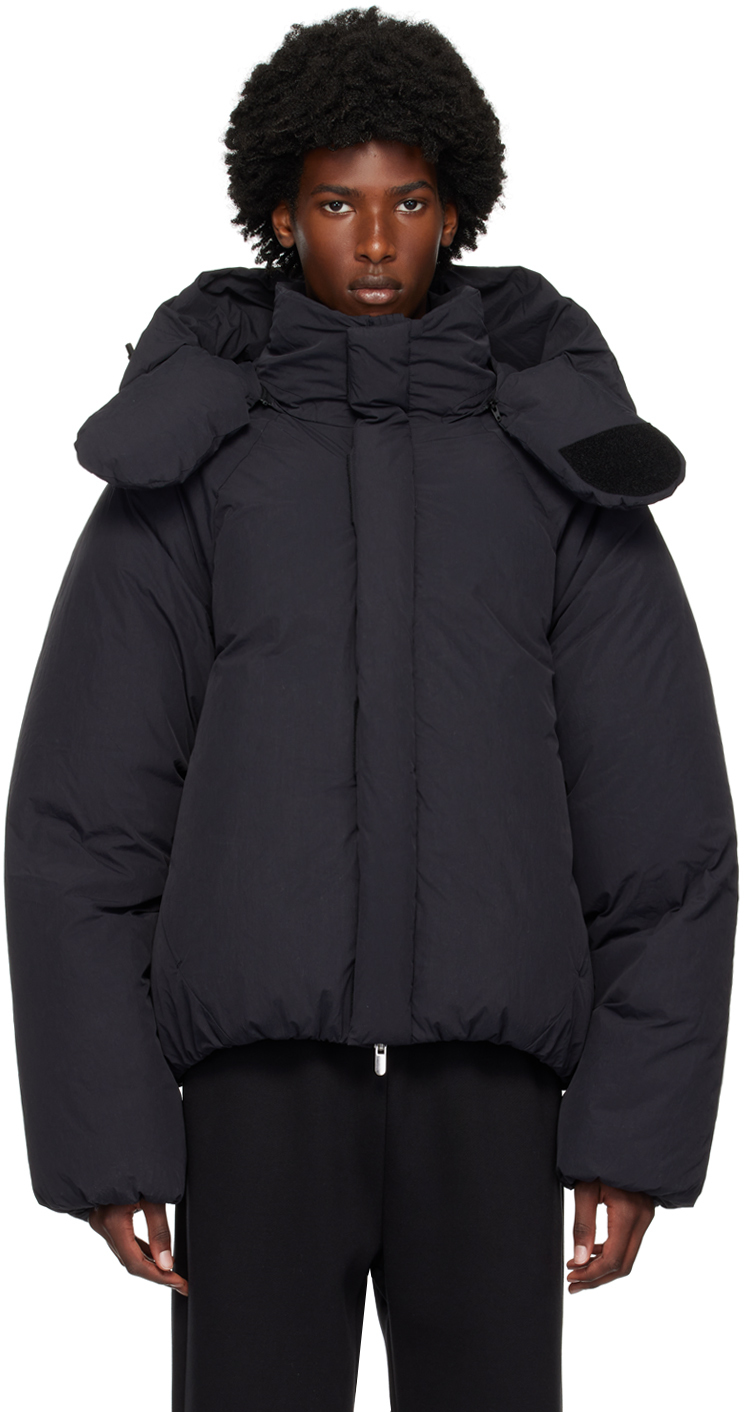 Seventh: Navy Space Down Jacket | SSENSE