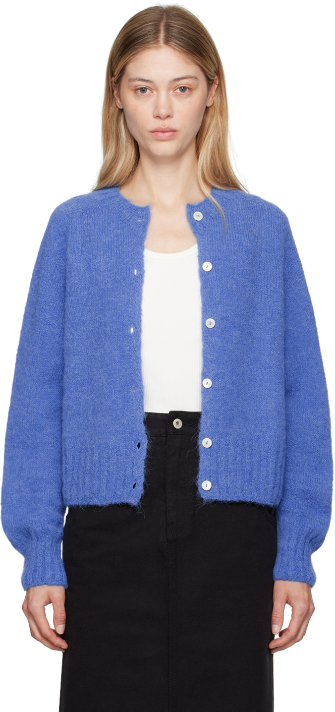 Nothing Written: Blue Alpaca Cardigan | SSENSE