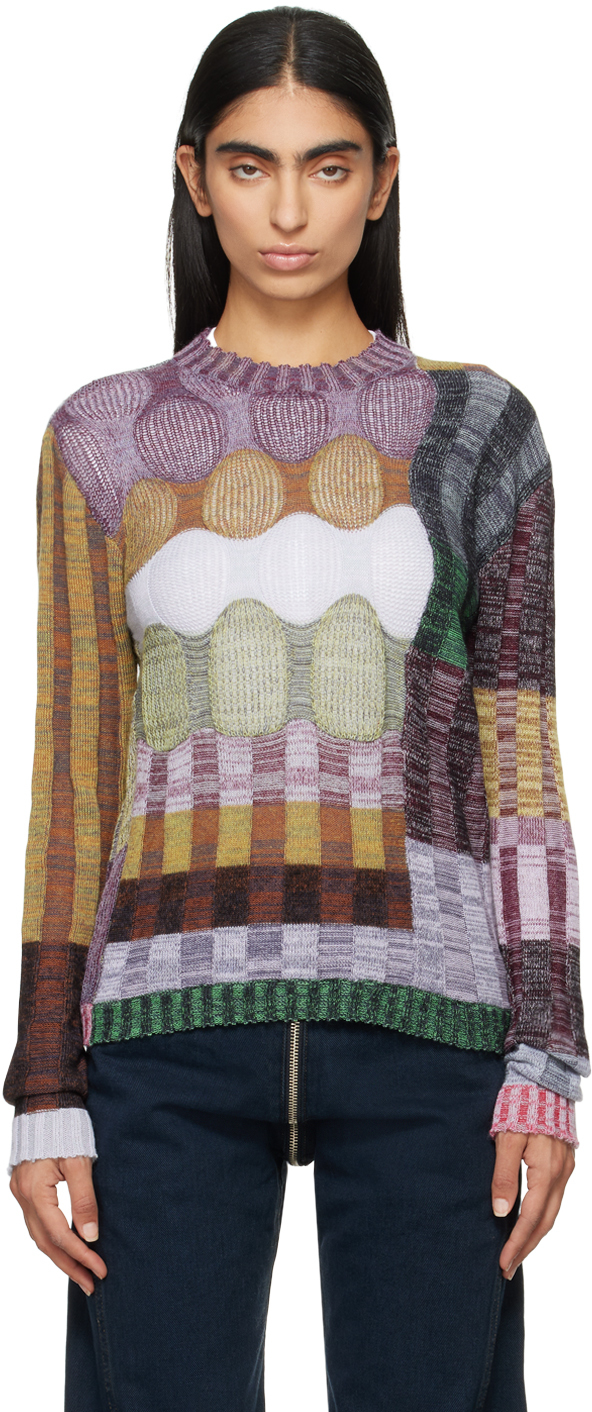 Multicolor Aurora Sweater by Eckhaus Latta on Sale