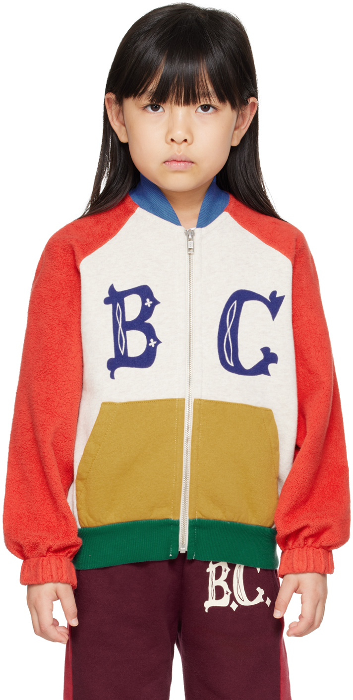 Kids Multicolor 'B.C.' Vintage Color Block Sweatshirt by Bobo Choses ...