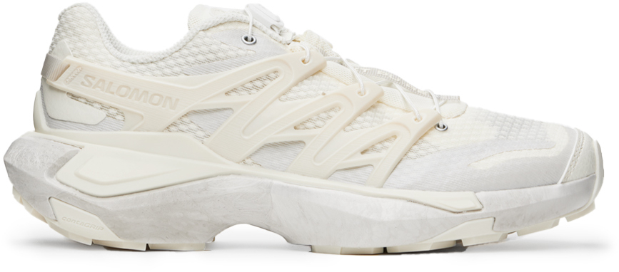 Beige XT PU.RE Advanced Sneakers by Salomon on Sale