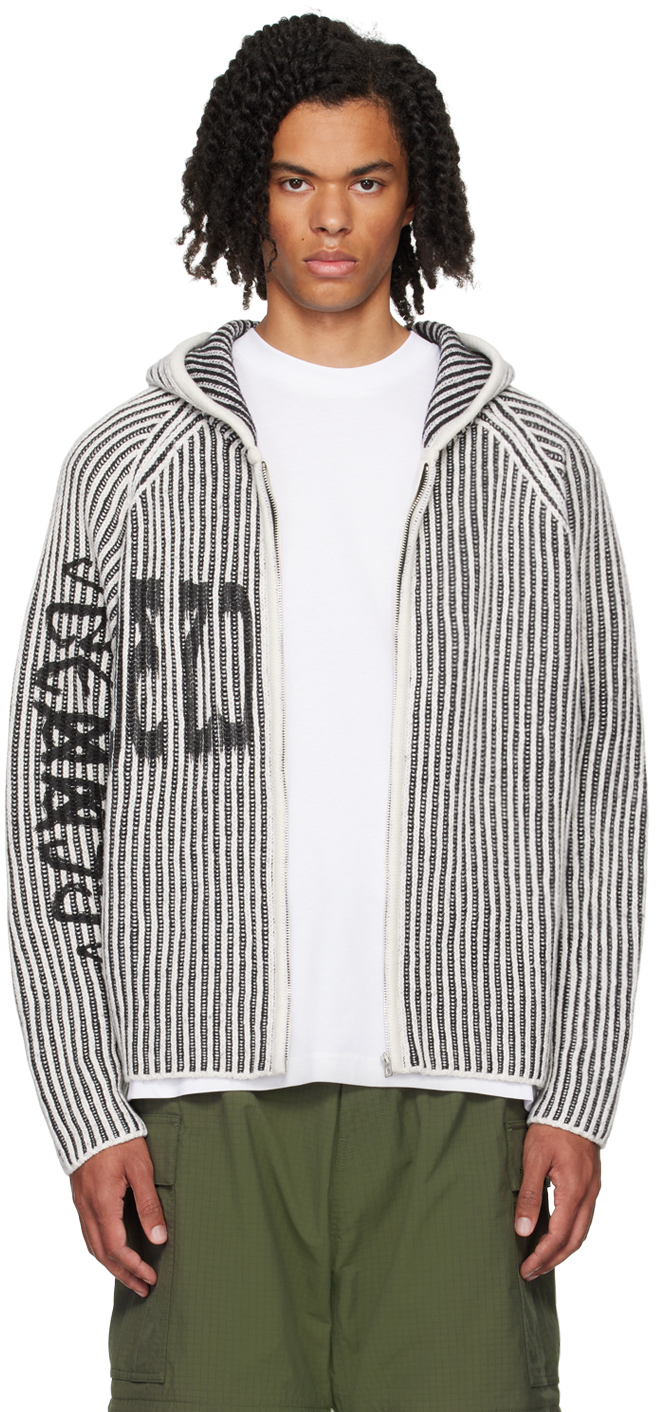 032c: Gray Crusader Hoodie | SSENSE Canada