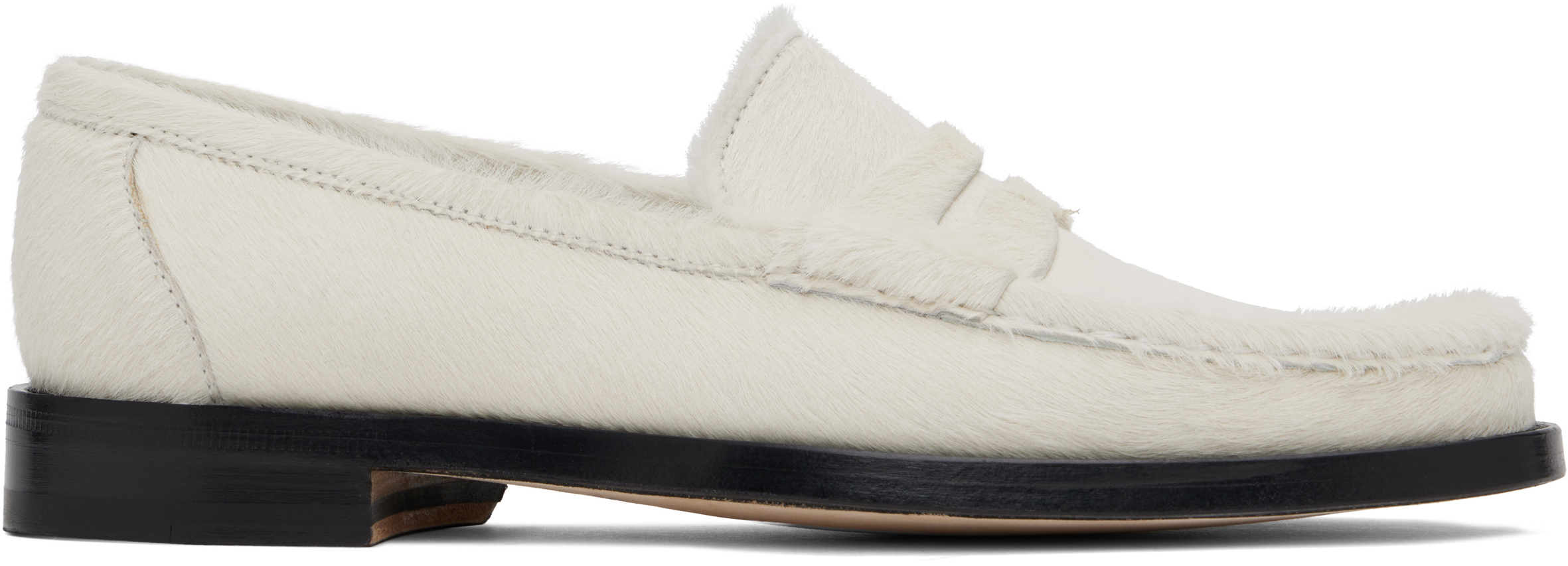 Off-White Pierre Loafers by Gabriela Hearst on Sale