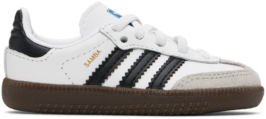 Baby White Samba OG Sneakers by adidas Kids | SSENSE