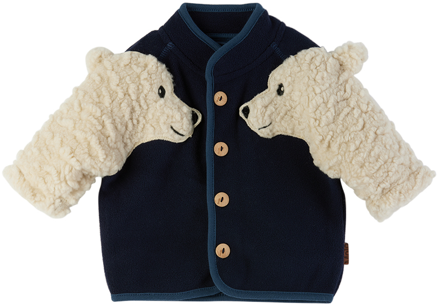 Baby Navy Uli Jacket by Molo | SSENSE