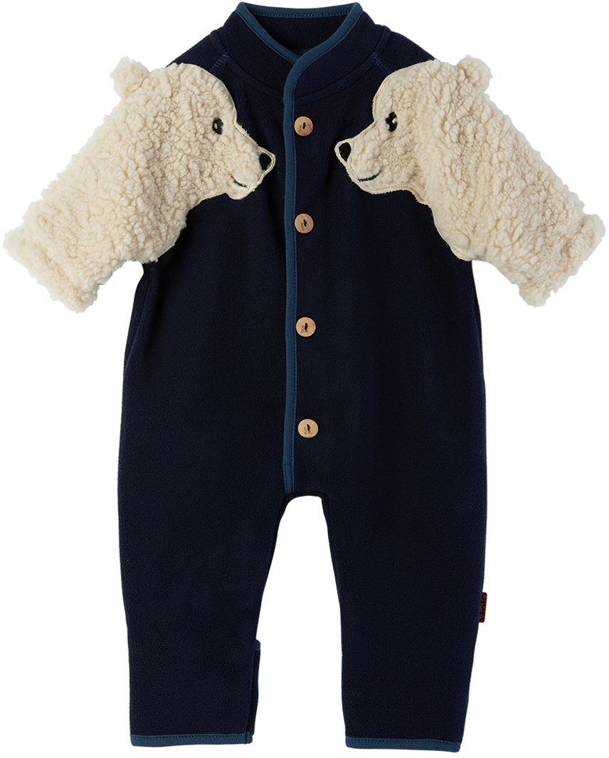 Baby Navy Udo Jumpsuit by Molo on Sale