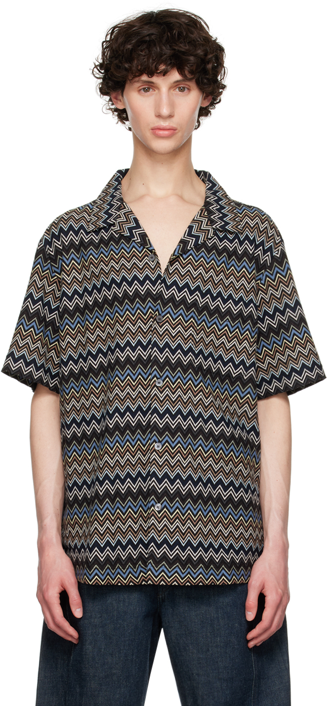 Multicolor Zig Zag Shirt by Missoni on Sale Multicolor Zig Zag Shirt by Missoni on Sale