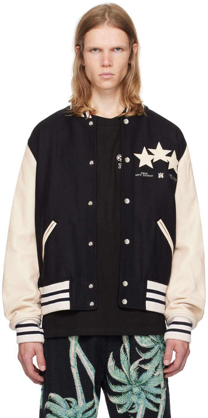 Black Stars Bomber Jacket by AMIRI on Sale