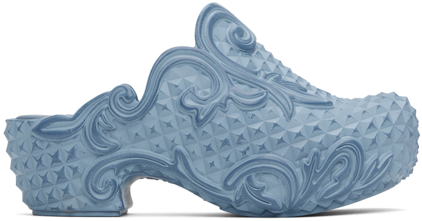 Y/Project: 蓝色 Melissa 联名 Court 穆勒鞋 | SSENSE