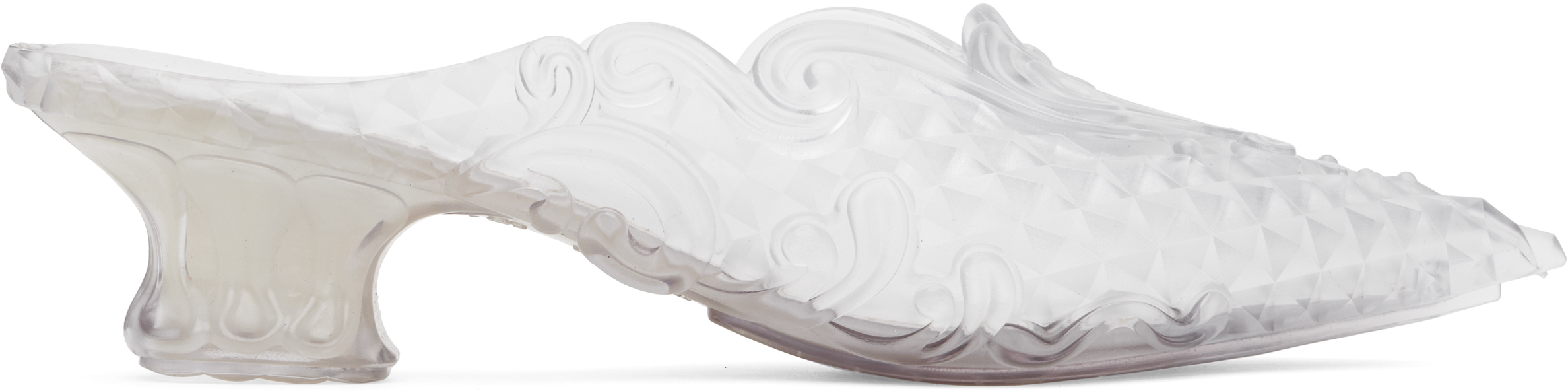 Transparent Melissa Edition Point Mules by Y/Project on Sale