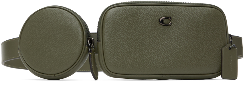 Khaki Multi Pouch Belt Bag by Coach 1941 on Sale