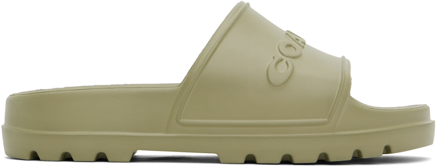 Coach 1941: Khaki Jesse Slides | SSENSE UK