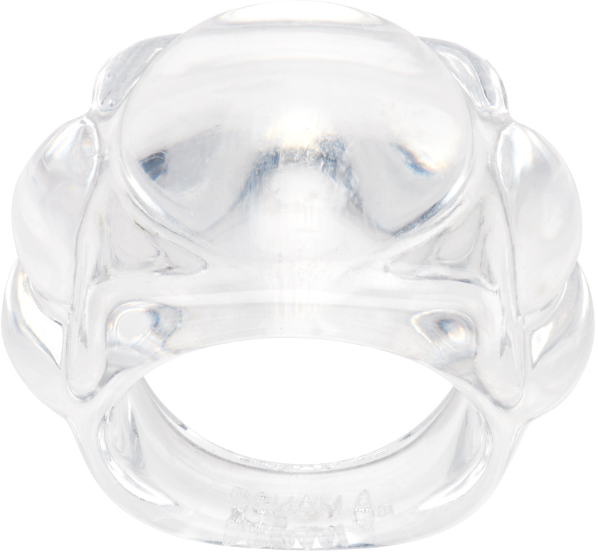 La Manso: 透明 All In Crystal 戒指 | SSENSE
