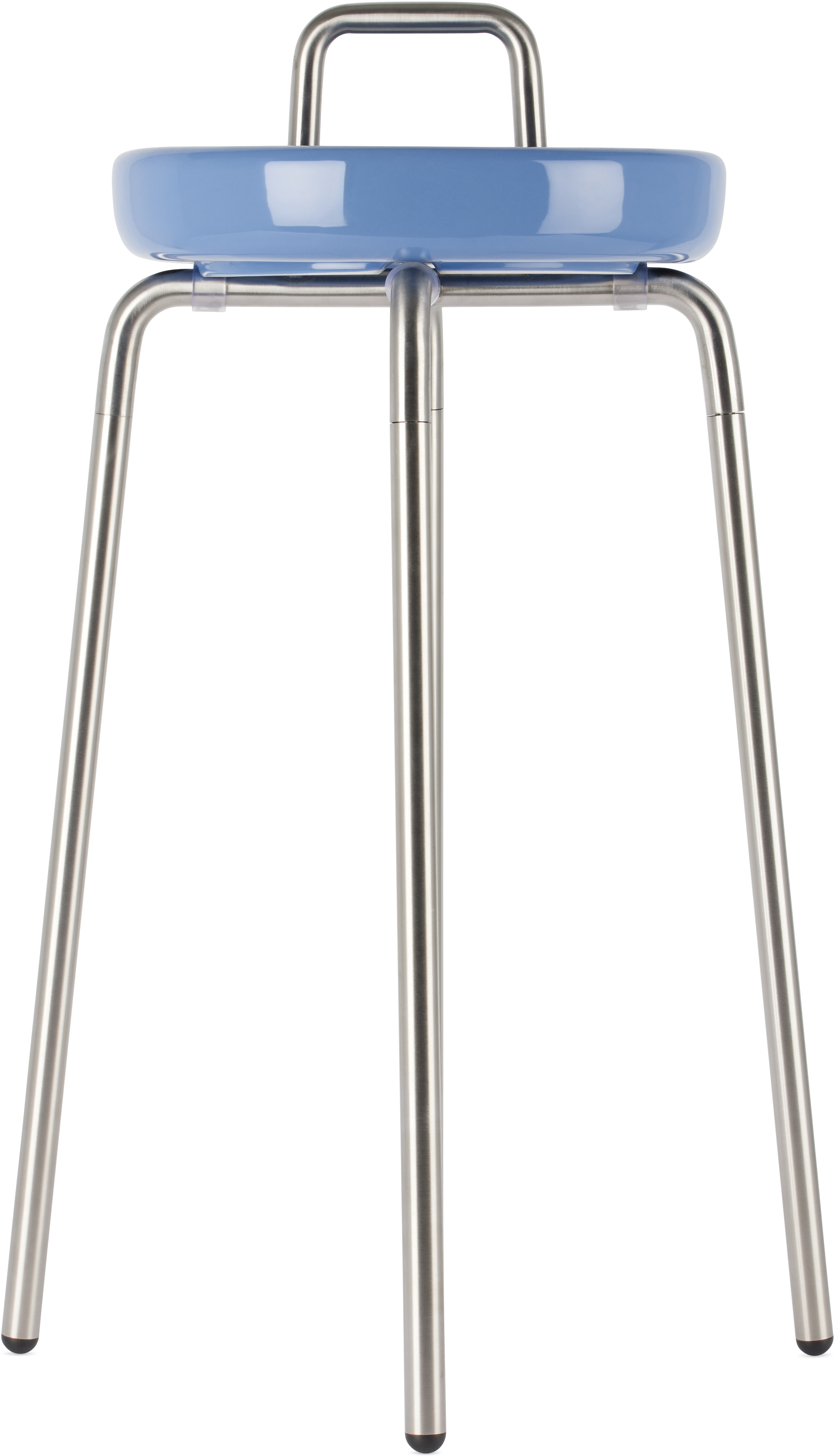 Silver & Blue Ashtray Side Table by Houseplant | SSENSE