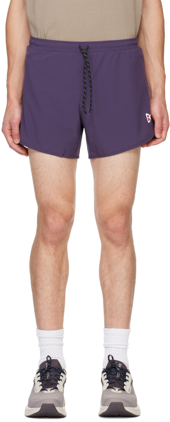 District Vision: Purple 5in Training Shorts | SSENSE