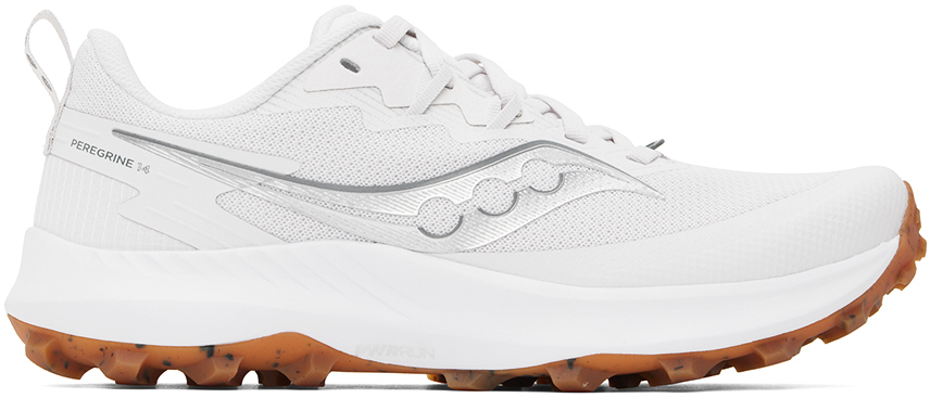 Saucony: White Peregrine 14 Sneakers | SSENSE
