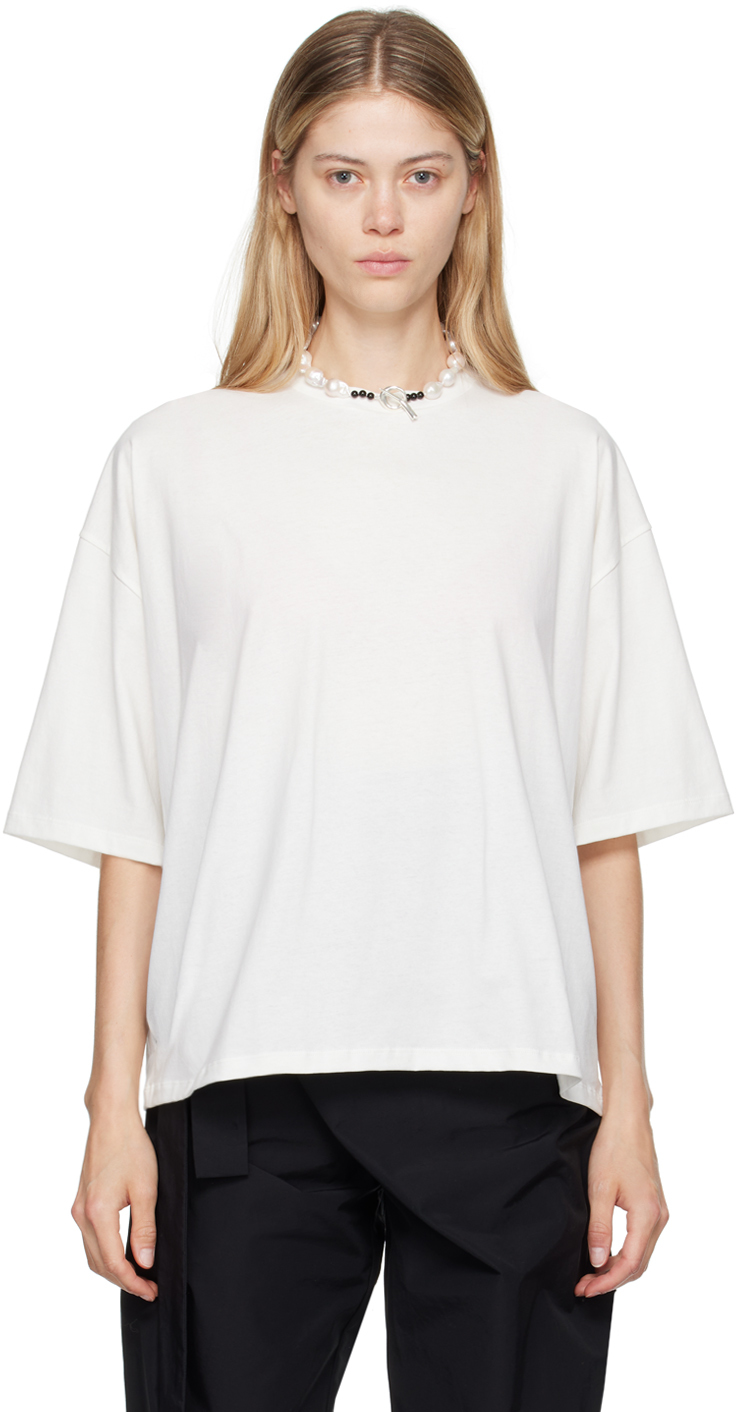 Baserange: Off-White Pin T-Shirt | SSENSE