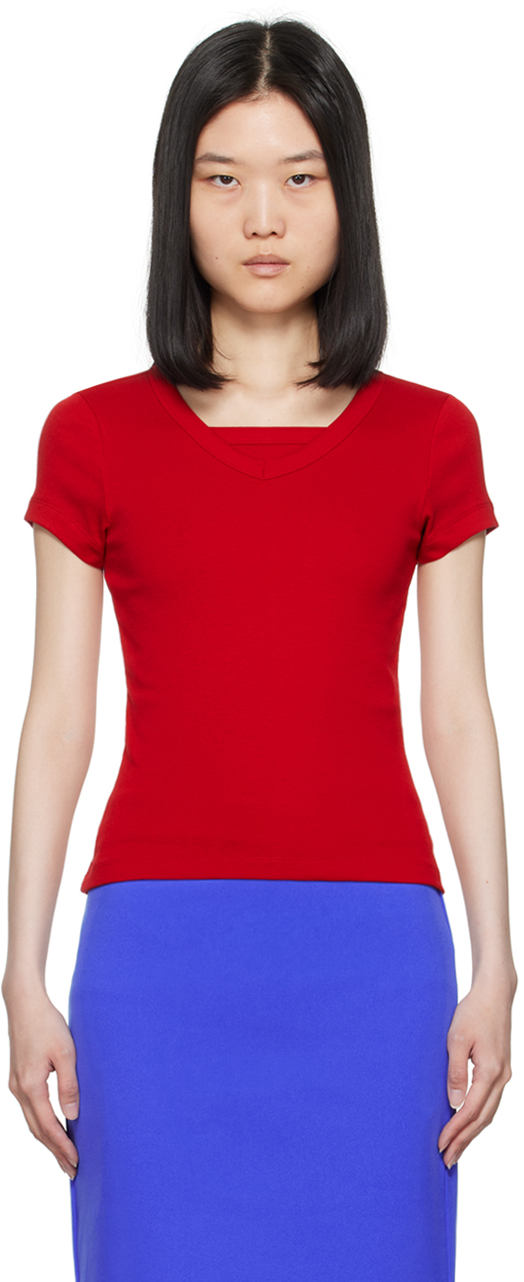 FLORE FLORE: Red Jill Baby T-Shirt | SSENSE