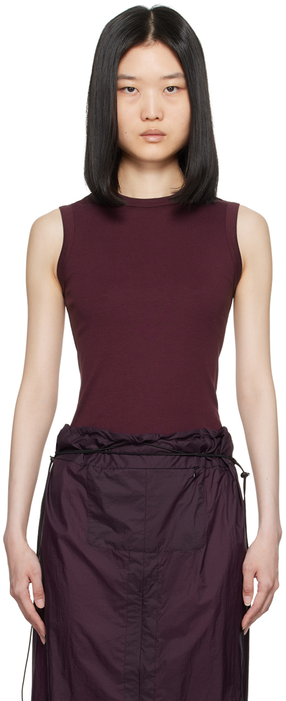 FLORE FLORE: Purple Esmé Tank Top | SSENSE