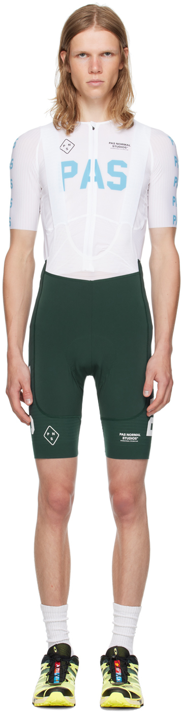 Pas Normal Studios: Green PAS Mechanism Pro Bibs | SSENSE
