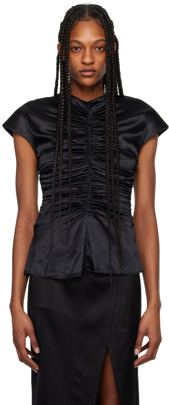 TOVE: 黑色 Fiana 上装 | SSENSE
