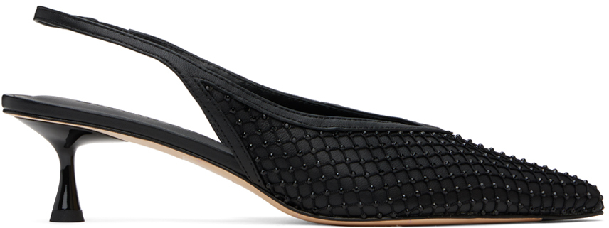 Studio Amelia: Black Razor 50 Heels | SSENSE UK