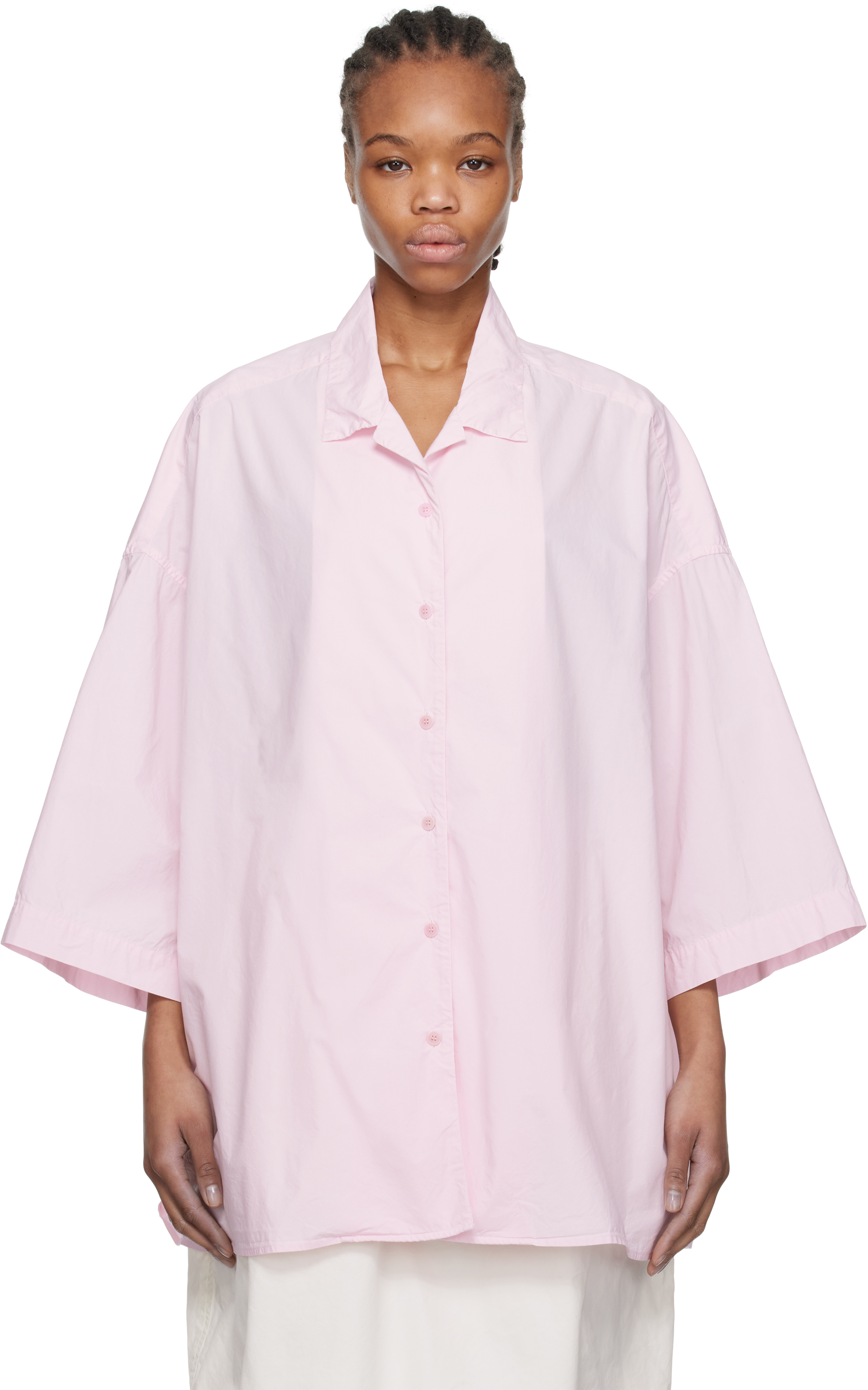 CASEY CASEY: Pink April Shirt | SSENSE