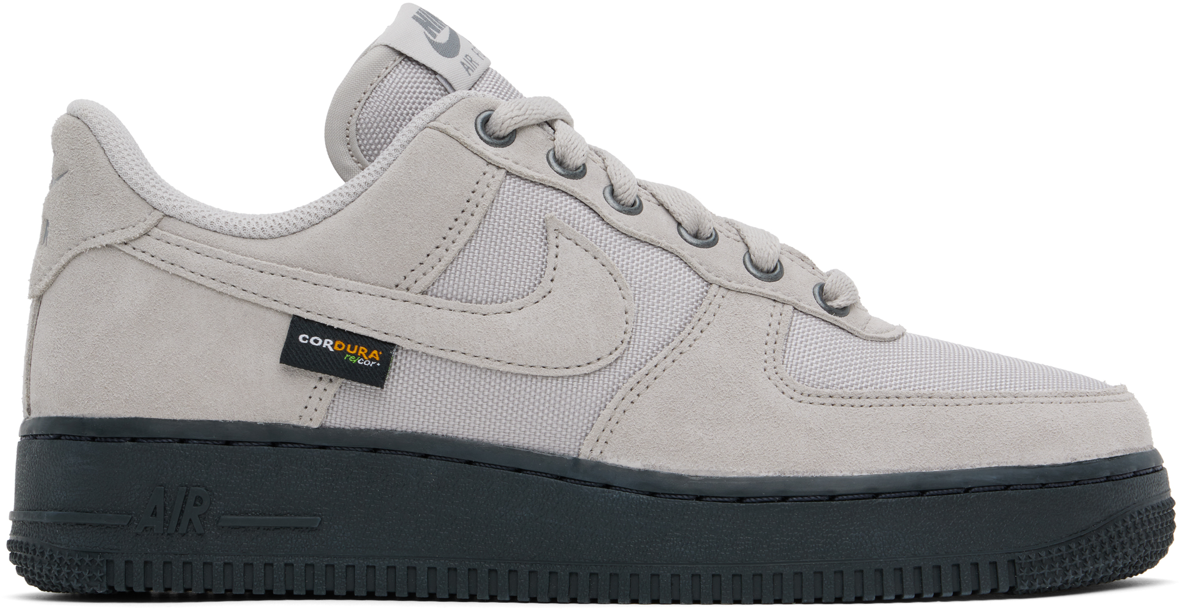 Nike Gray Air Force 1 '07 Sneakers In Lt Iron Ore/lt Iron | ModeSens
