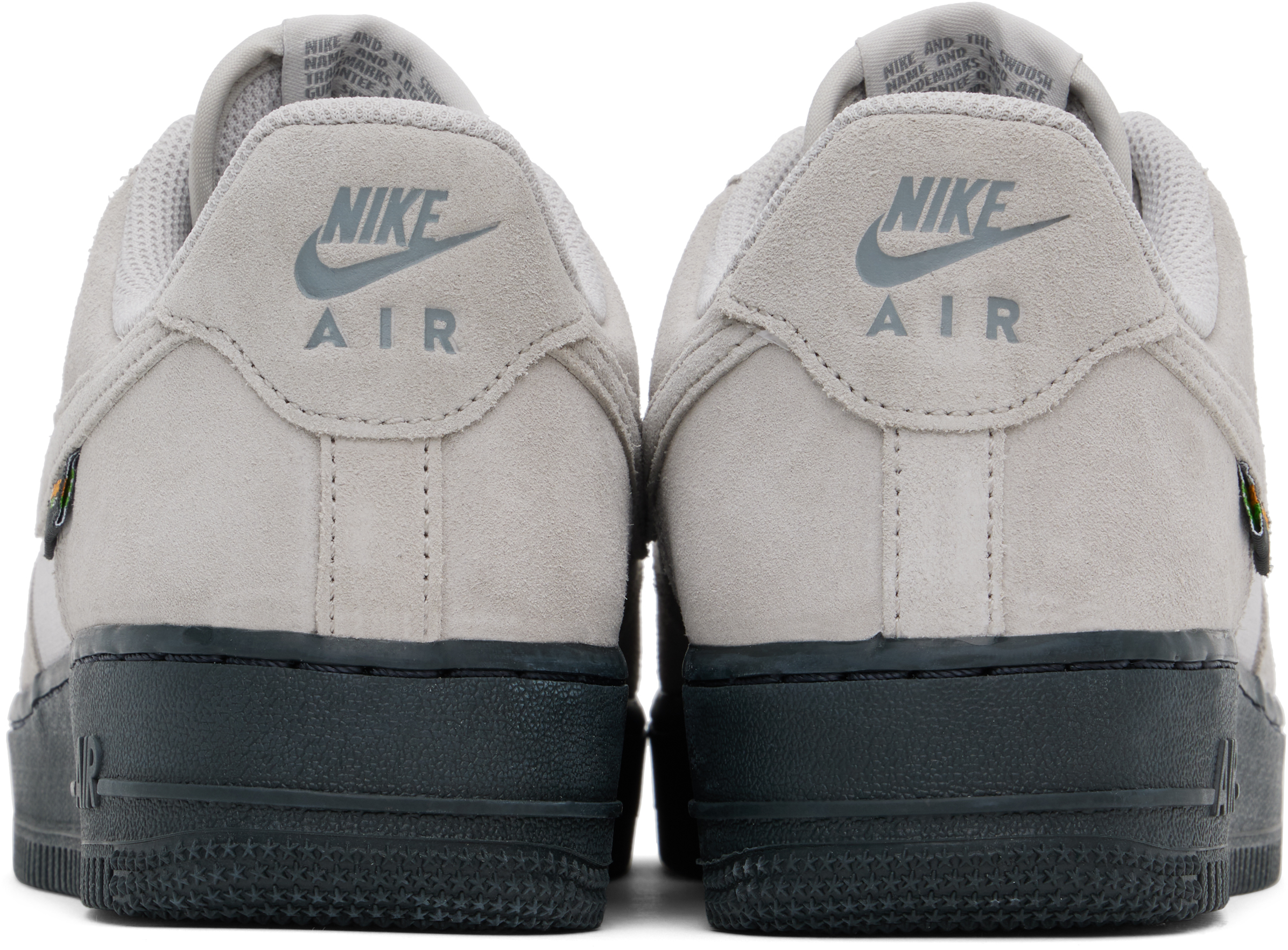 Nike Gray Air Force 1 '07 Sneakers In Lt Iron Ore/lt Iron | ModeSens