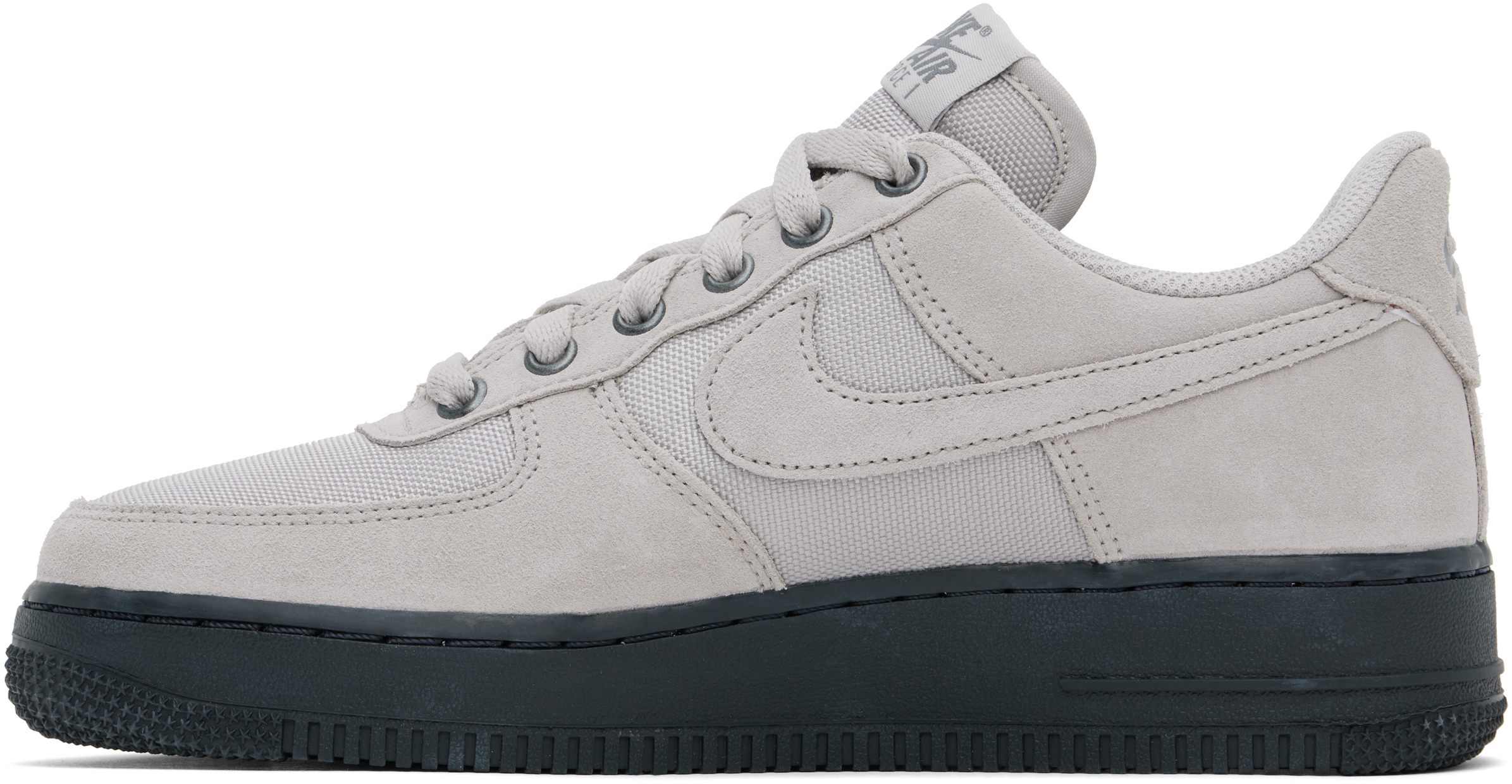 Nike Gray Air Force 1 '07 Sneakers In Lt Iron Ore/lt Iron | ModeSens