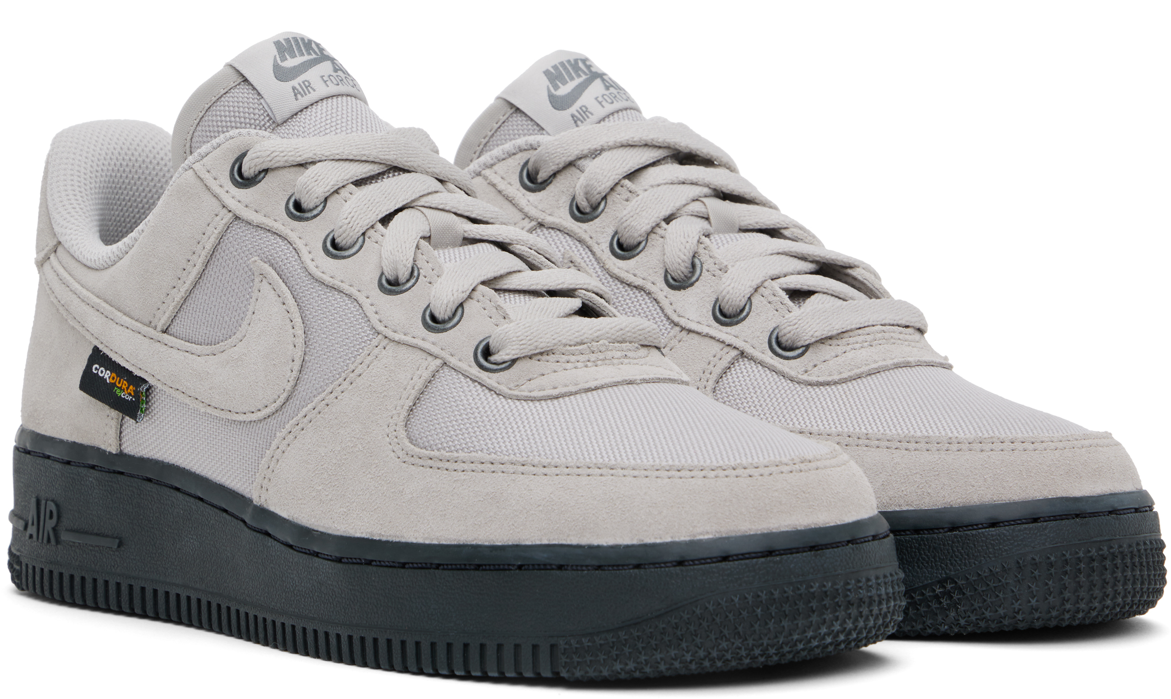 Nike Gray Air Force 1 '07 Sneakers In Lt Iron Ore/lt Iron | ModeSens