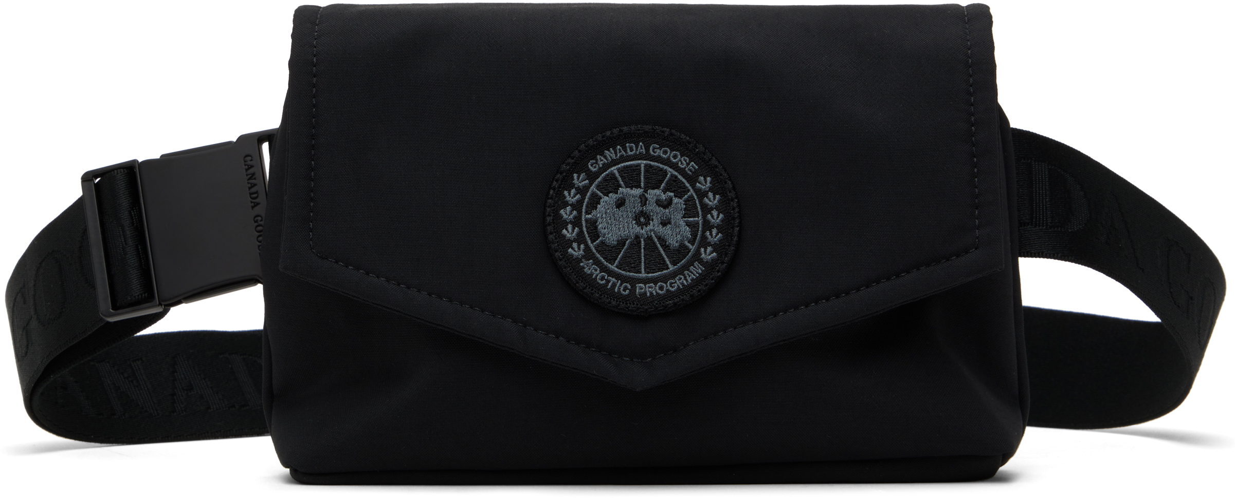 Canada Goose: Black Mini Waist Pack Belt Bag | SSENSE