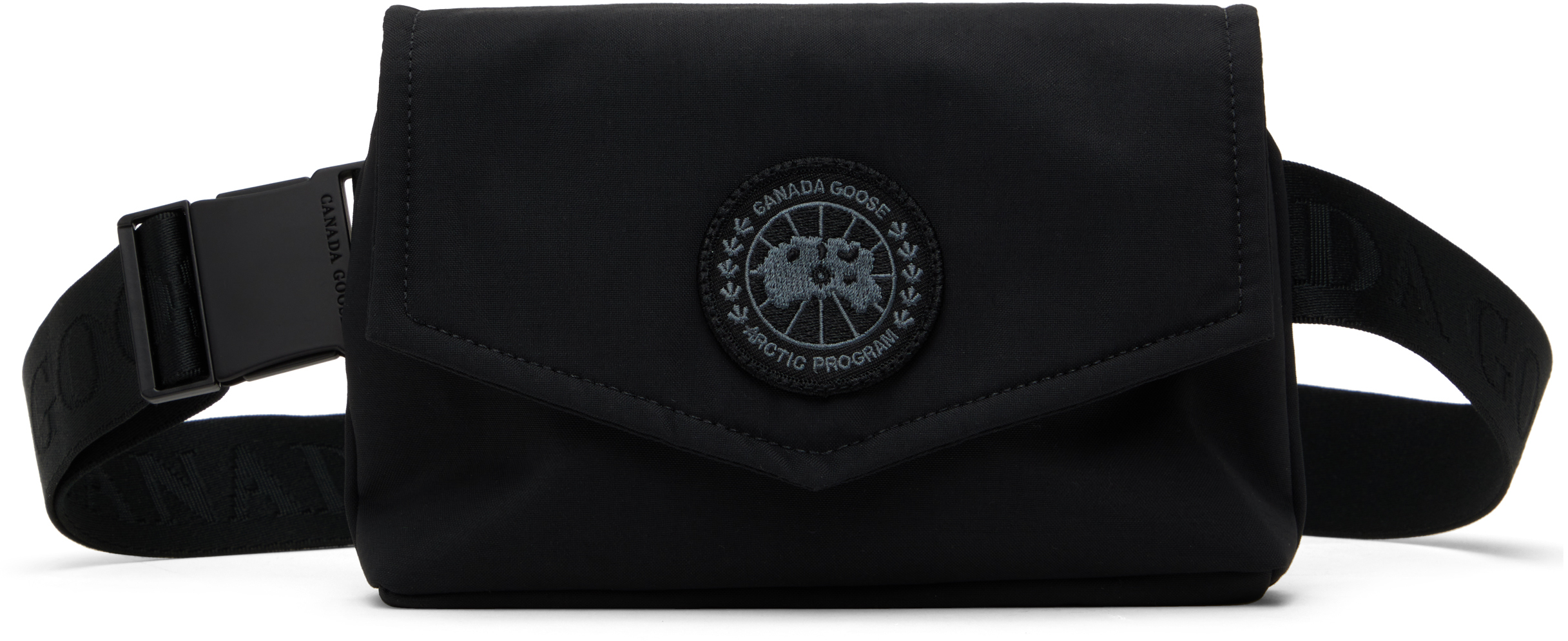 Canada Goose: Black Mini Waist Pack Belt Bag | SSENSE UK