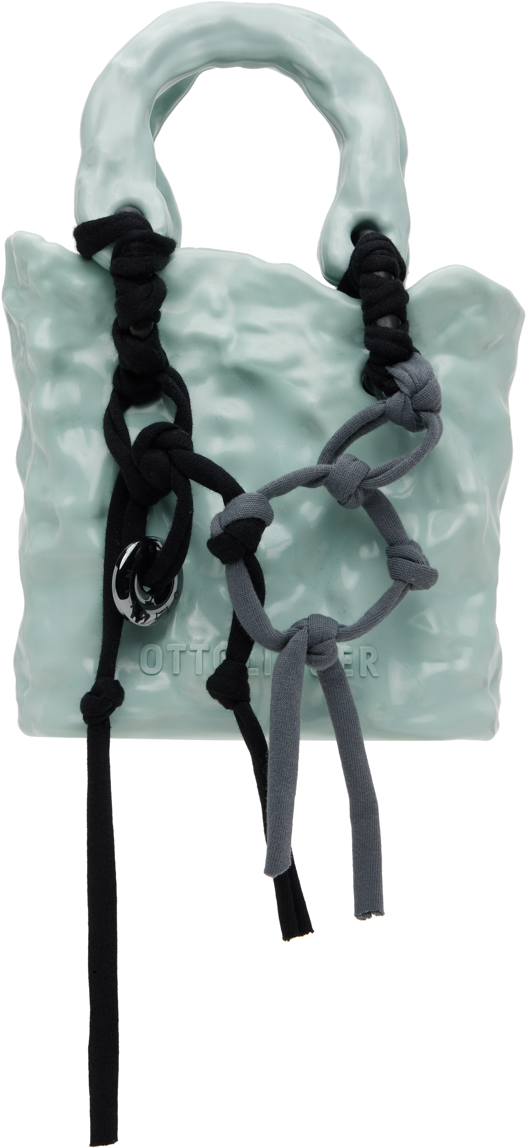 Ottolinger: SSENSE Exclusive Blue Signature Ceramic Bag | SSENSE