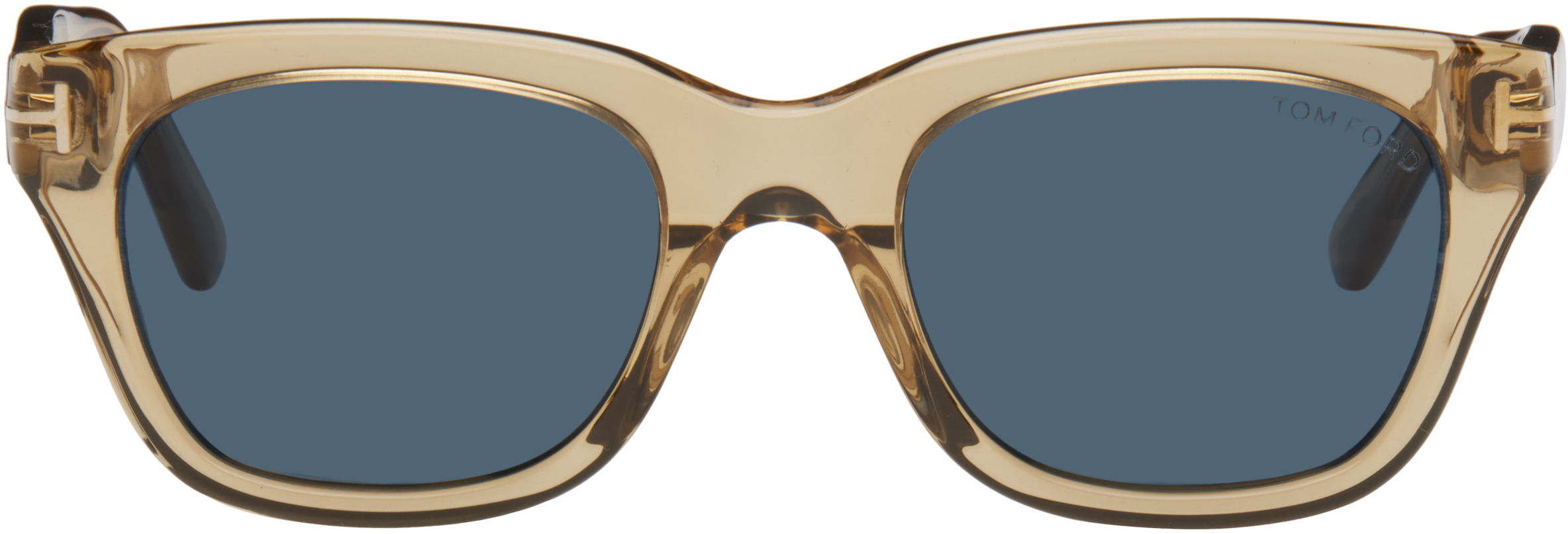 TOM FORD: Tan Snowden Sunglasses | SSENSE