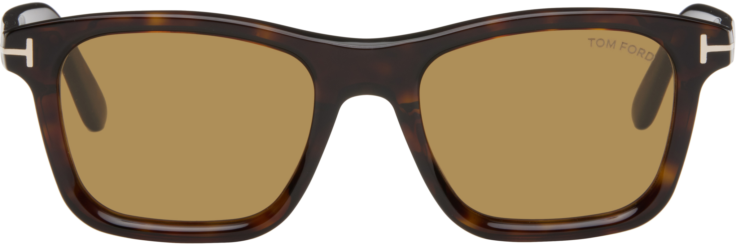 TOM FORD: Brown & Black Barron Sunglasses | SSENSE Canada