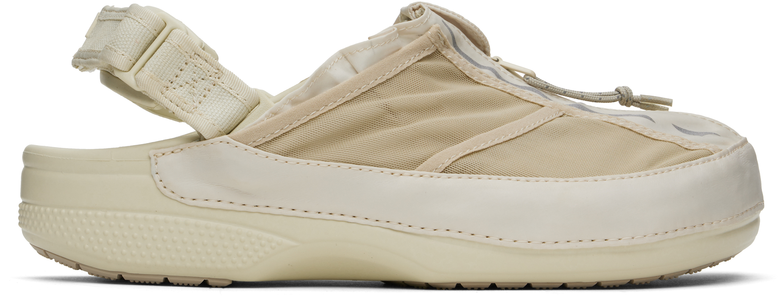 Crocs: Beige Classic Energy Running Vest Clogs | SSENSE