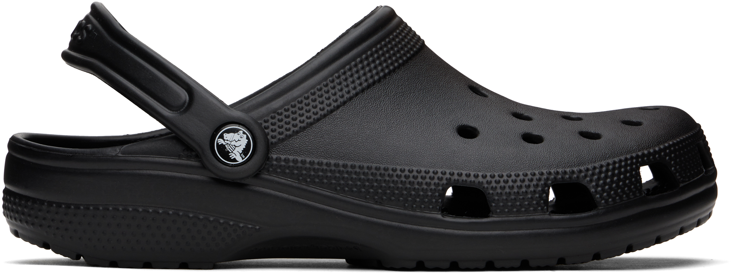 Crocs: Black Classic Clogs | SSENSE