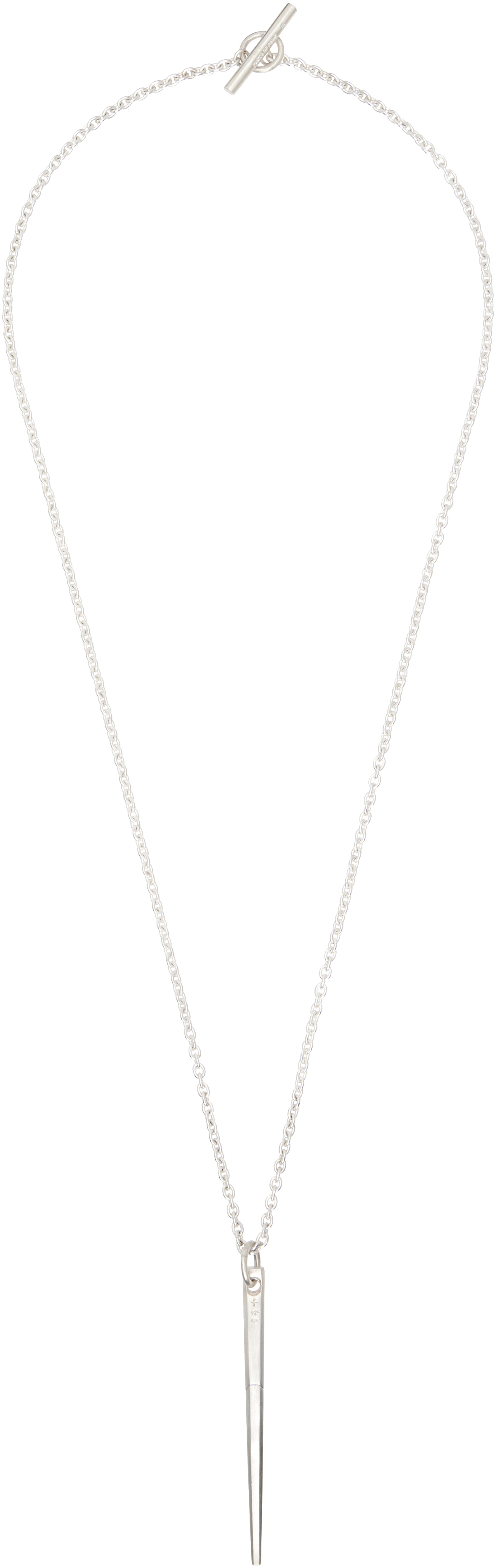 Parts of Four: Silver Spike Necklace | SSENSE