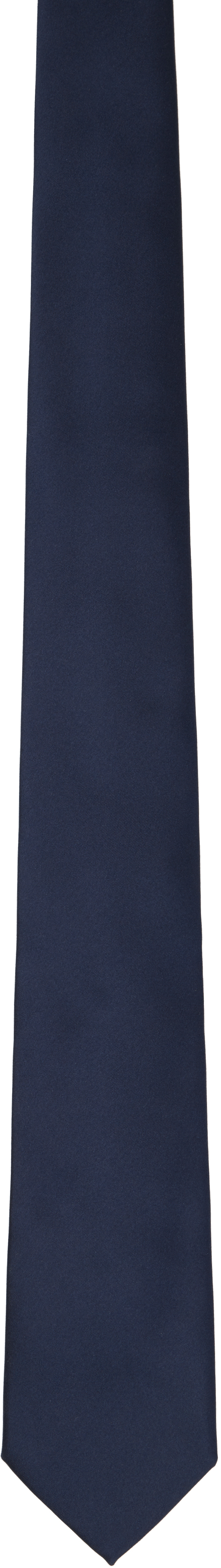 Ferragamo: Navy Silk Tie | SSENSE