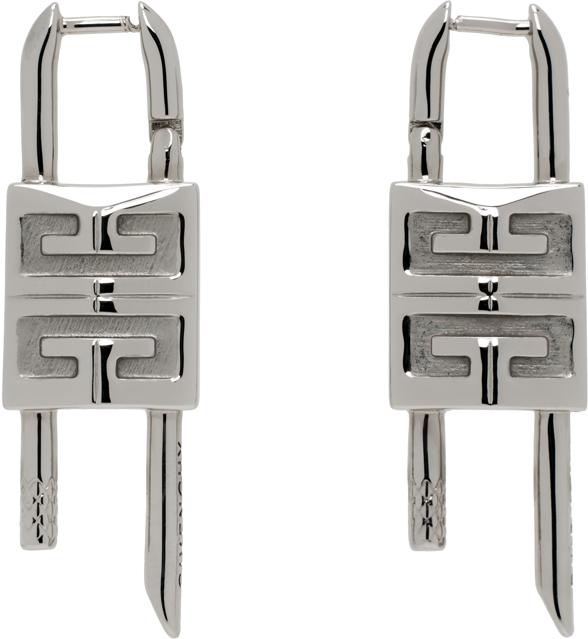 Givenchy: Silver 2G Ring | SSENSE Canada