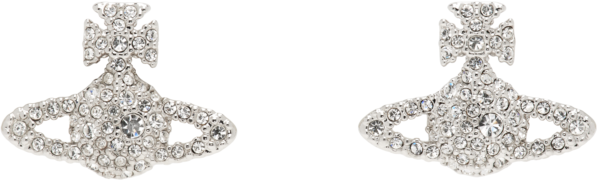 Vivienne westwood grace bas relief stud earrings store
