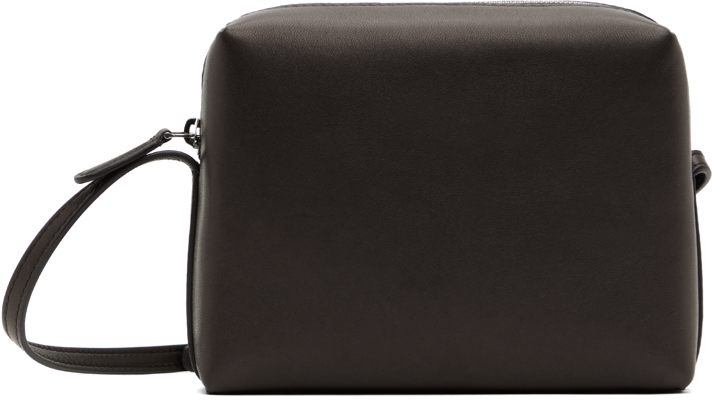 The Row: Brown Regent Crossbody Bag | SSENSE Canada