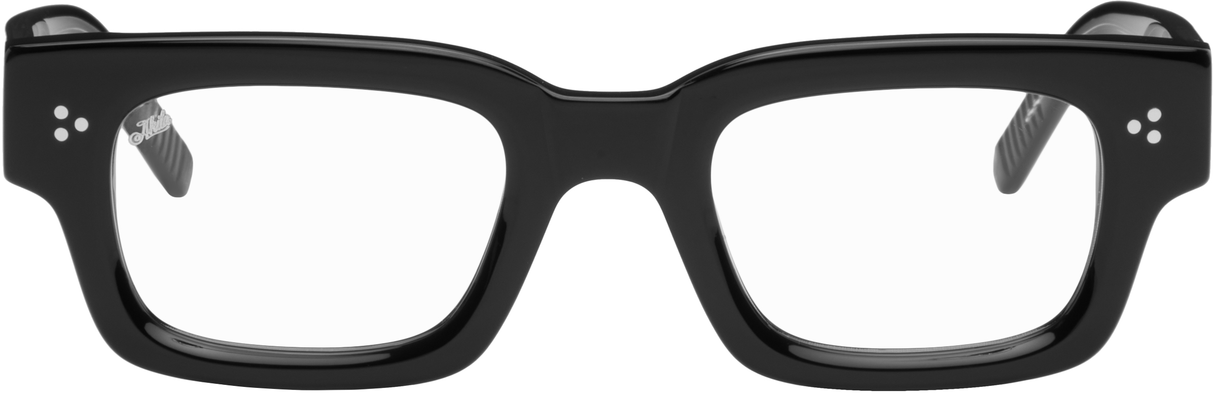 AKILA: Black Syndicate Glasses | SSENSE Canada