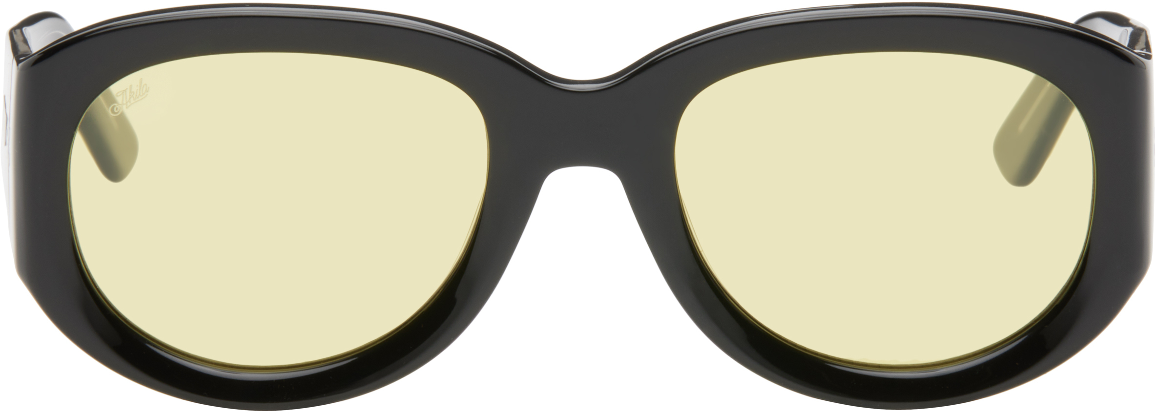 AKILA: Black Tempo Sunglasses | SSENSE