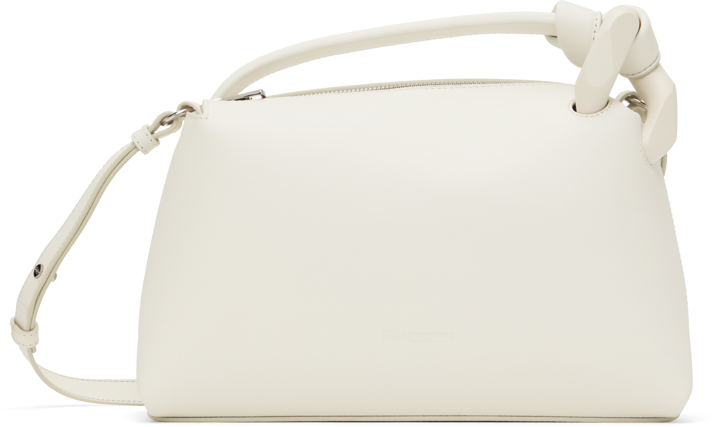 JW Anderson: White JWA Corner Bag | SSENSE