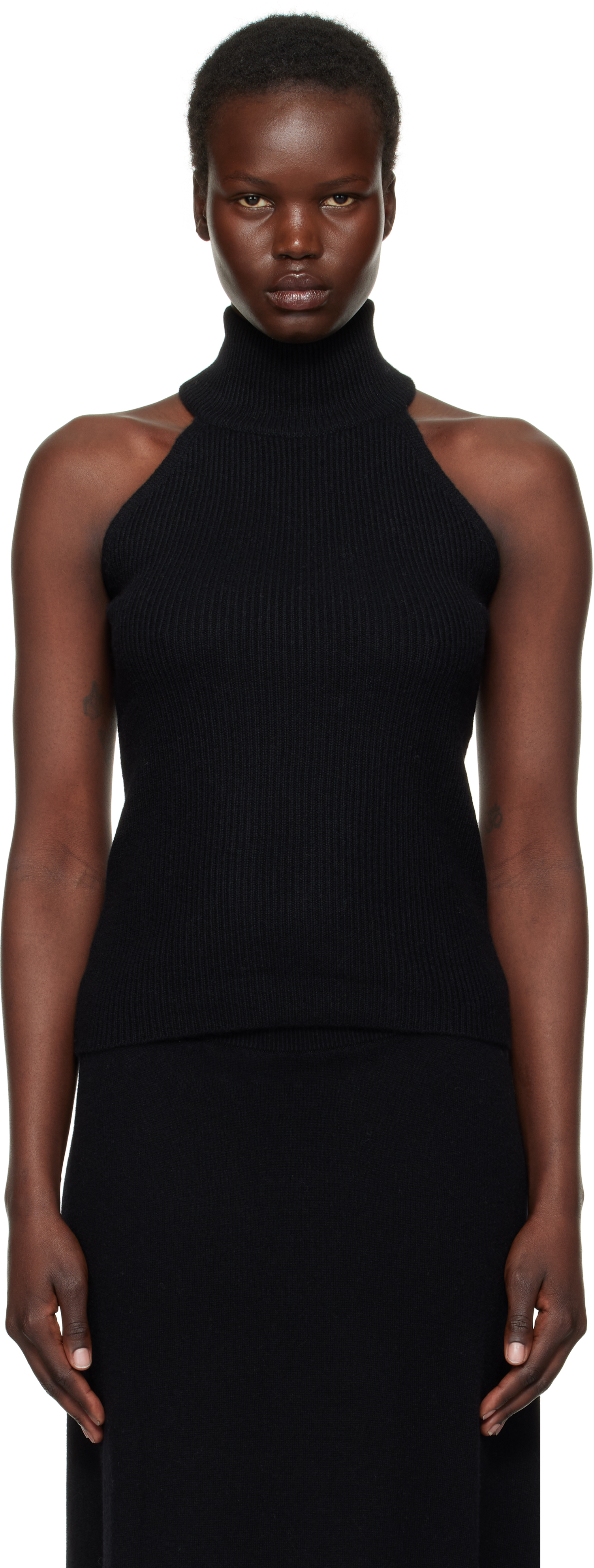 LISA YANG: Black Freya Tank Top | SSENSE