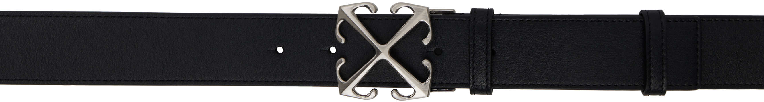 Off-White: Black Arrow Belt | SSENSE