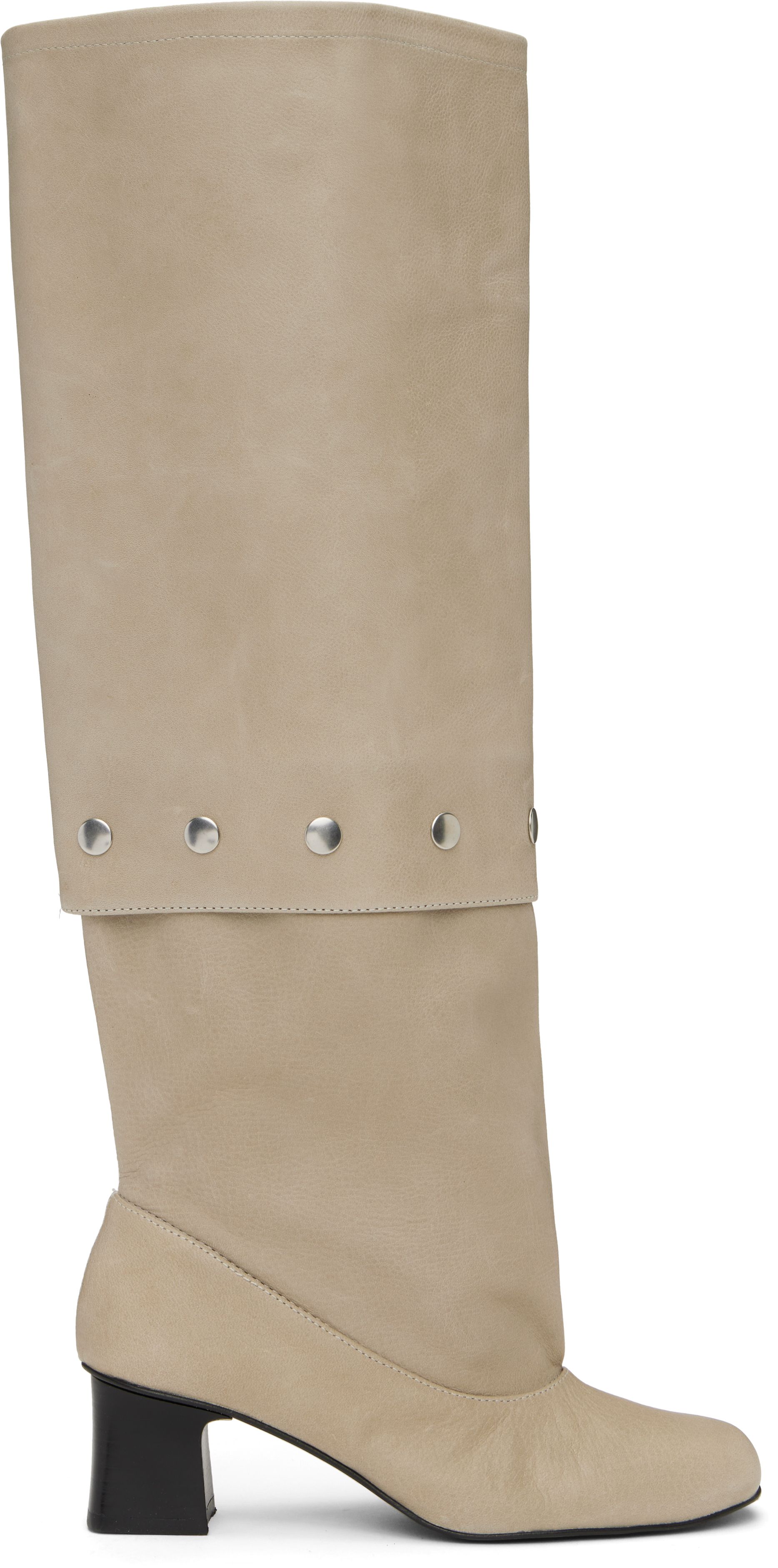 Paloma Wool: Gray Jolie Snaps Boots | SSENSE Canada